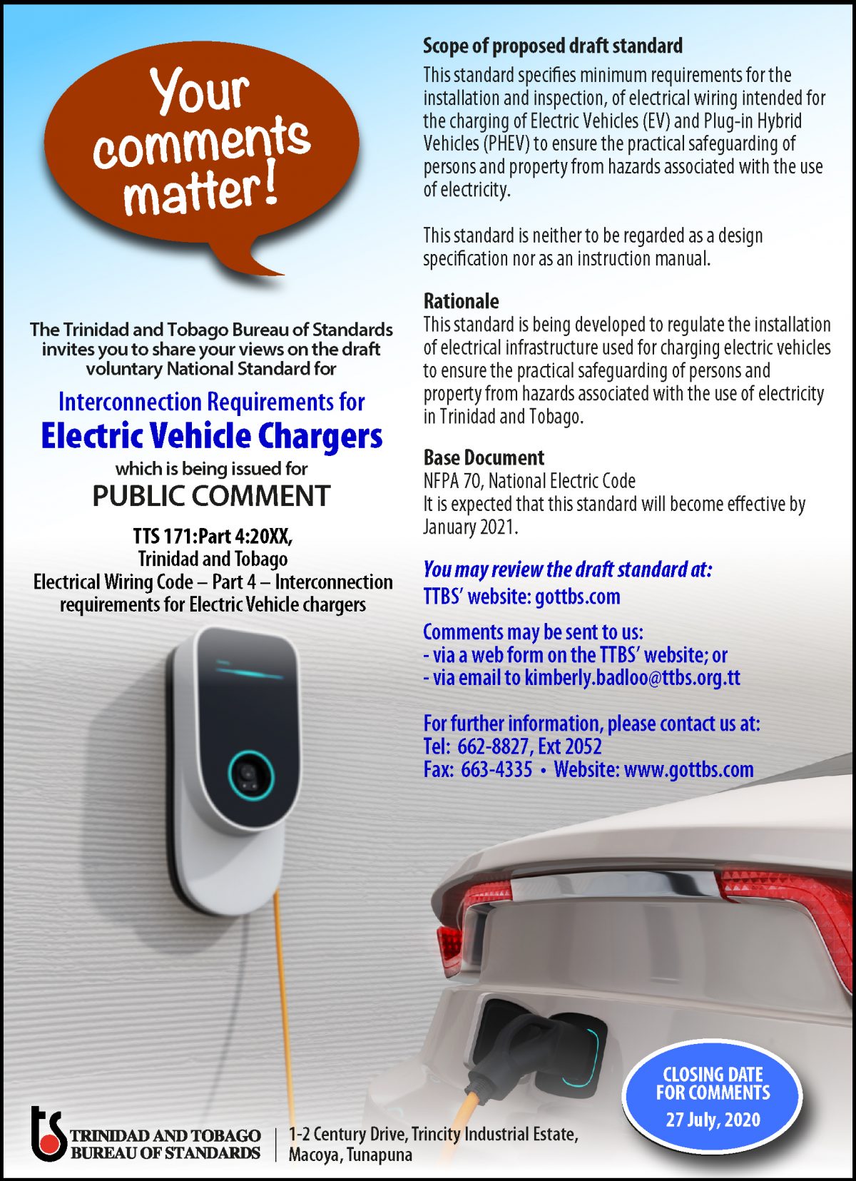 For Public Comment: Interconnection Requirements for Electric Vehicle ...