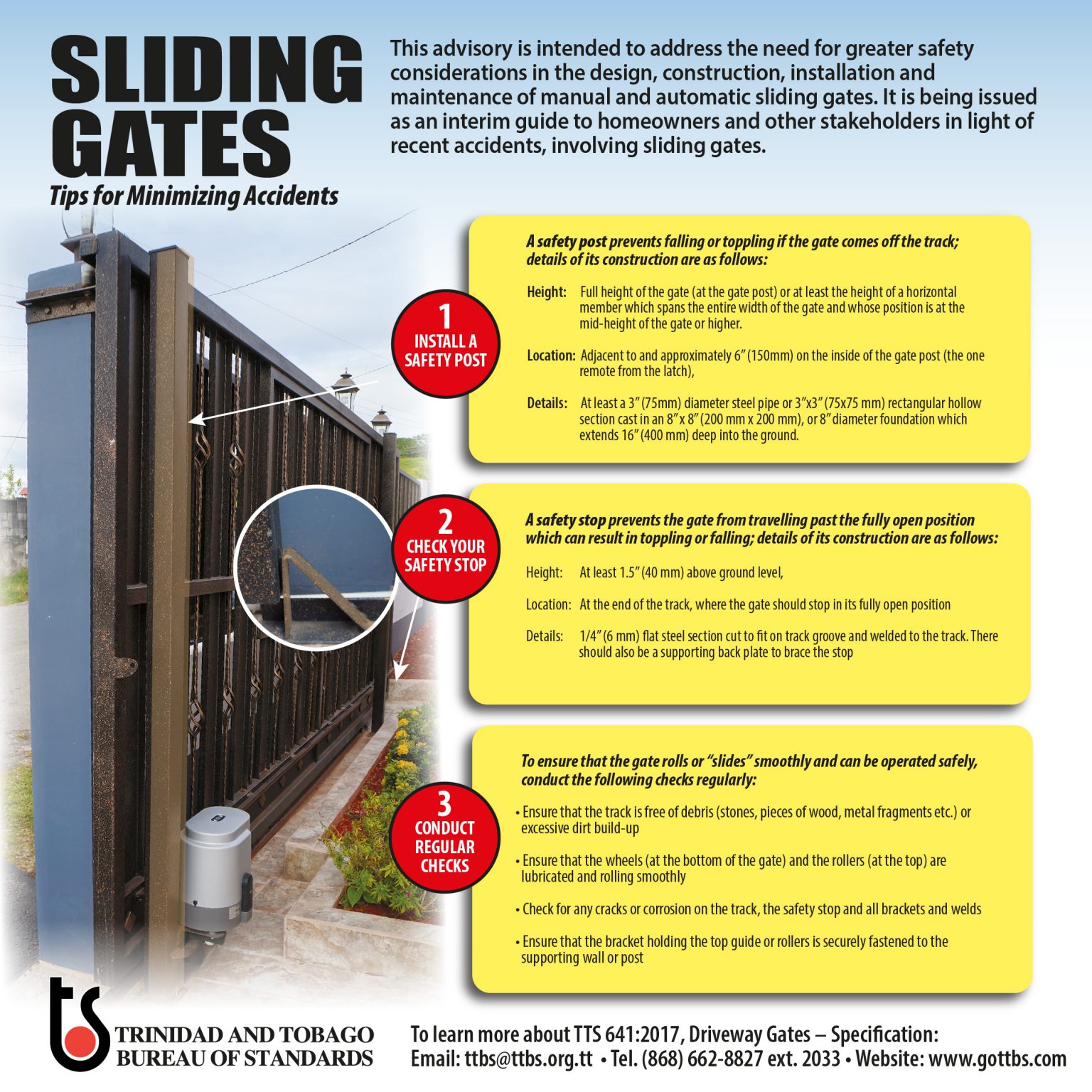 Sliding Gates – Tips for Minimizing Accidents | TTBS