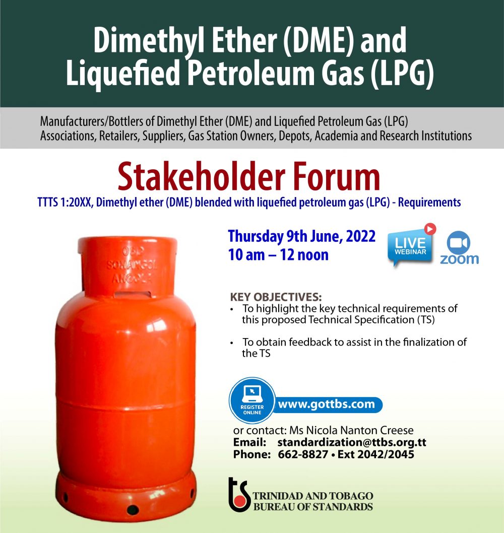 Virtual Stakeholder Forum: Draft Technical Specification For Dimethyl ...