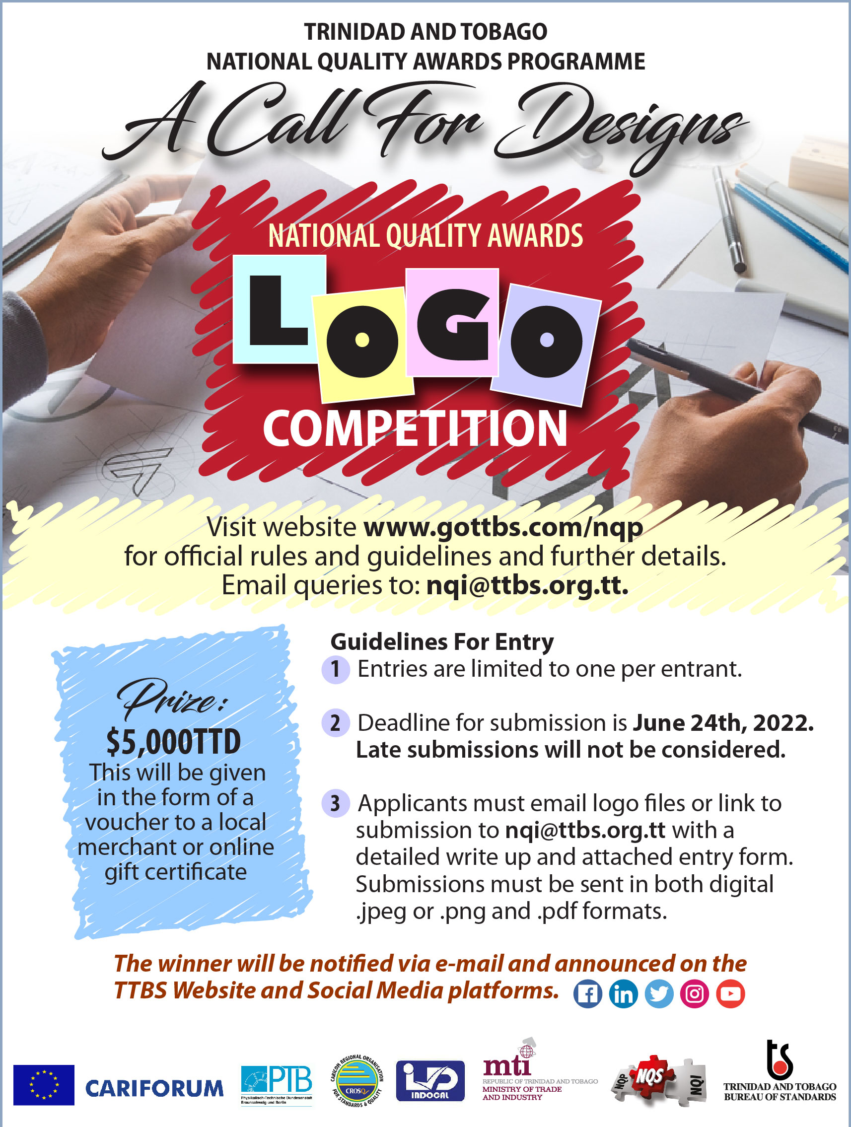 A Call For Design – National Quality Awards Logo | TTBS