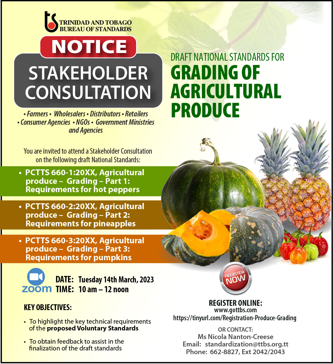 Produce Grading Stakeholder Consultation | TTBS