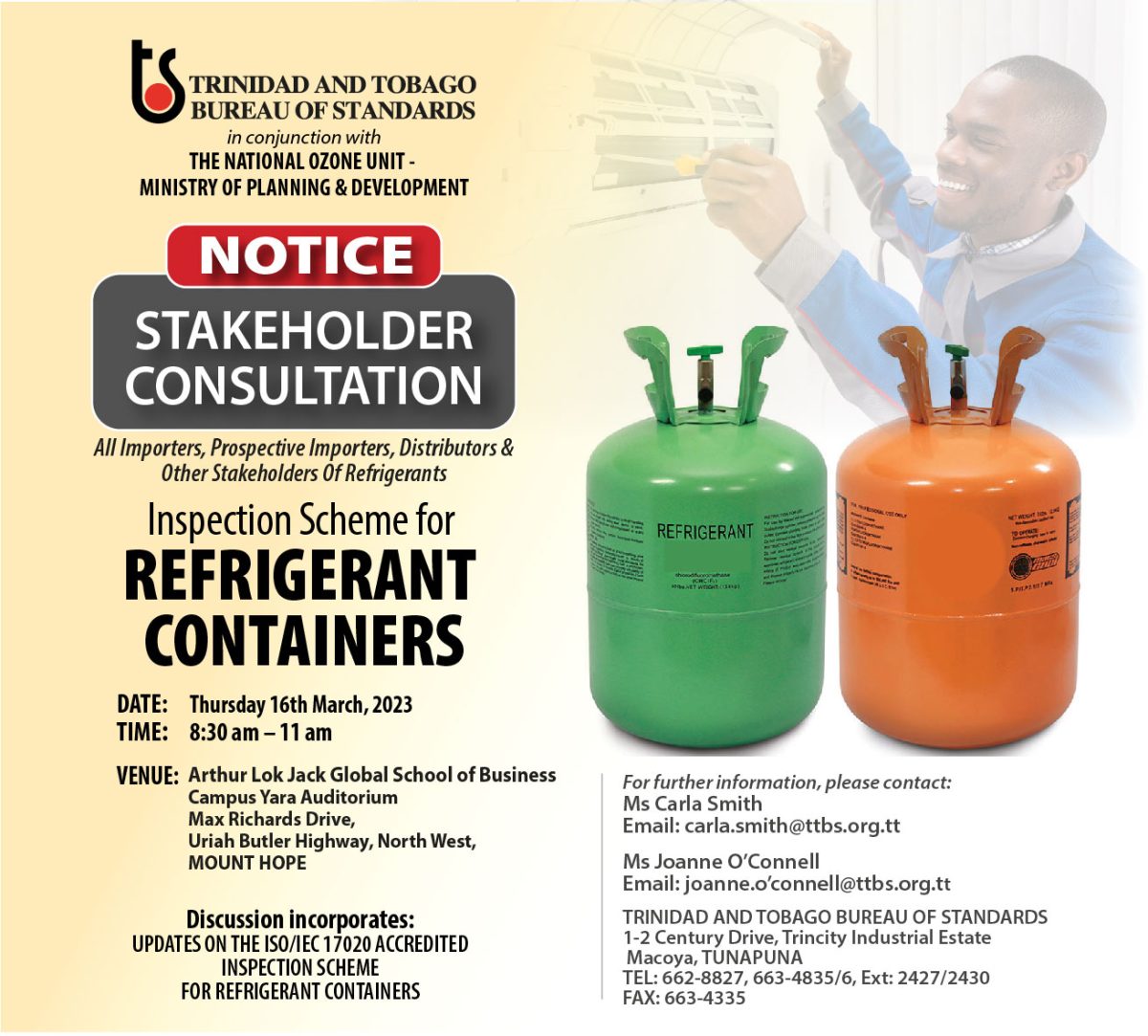 Stakeholder Consultation: Inspection Scheme For Refrigerant Containers ...