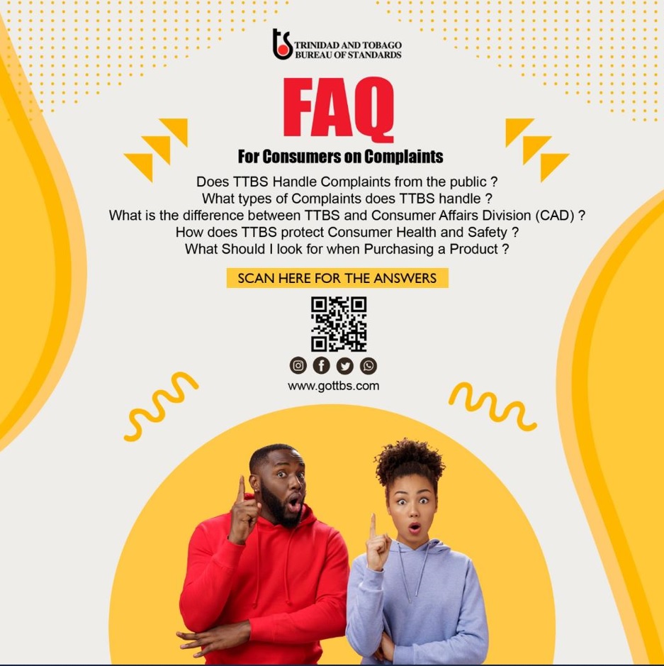 Frequently Asked Questions (FAQ) For Consumers On Complaints | TTBS