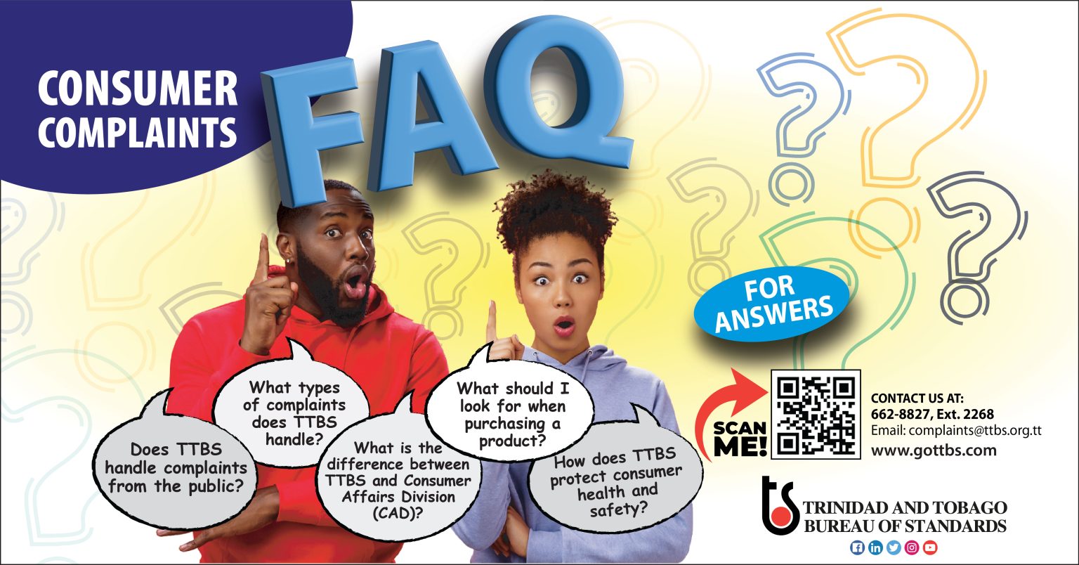 Frequently Asked Questions (FAQ) For Consumers On Complaints | TTBS